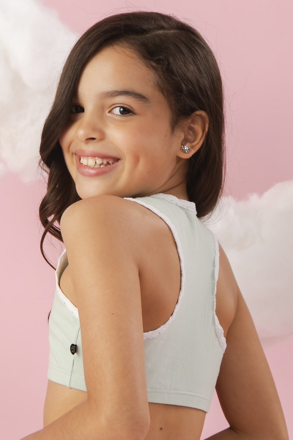 TOP NADADOR MENINA MOÇA EM COTTON - TOP NADADOR MENINA MOÇA EM COTTON ...