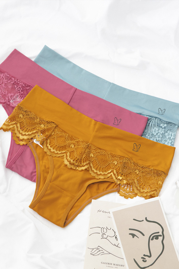 CALÇA PALA DUPLA BASICA EM MICROFIBRA E RENDA - CALÇA PALA DUPLA BASICA ...